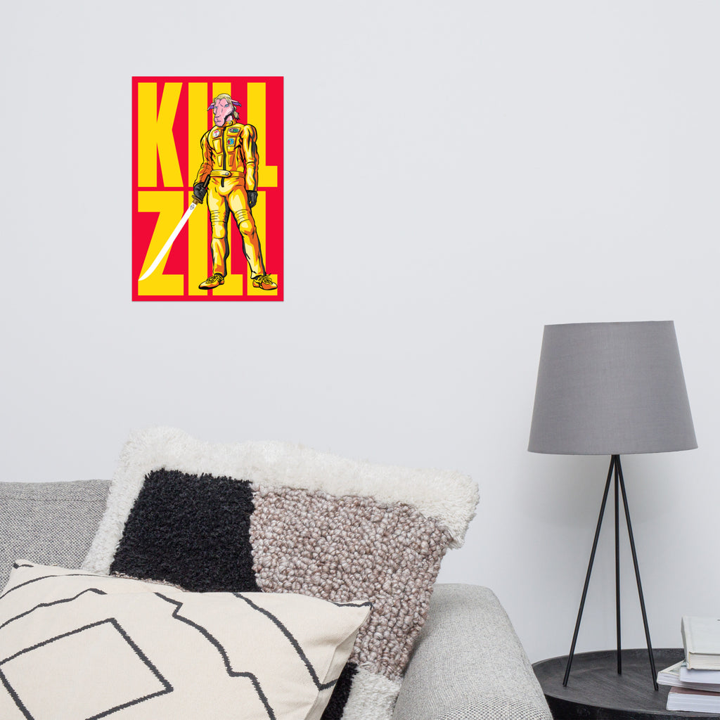 Kill Zill Art Print – Zillionaire Goat Club
