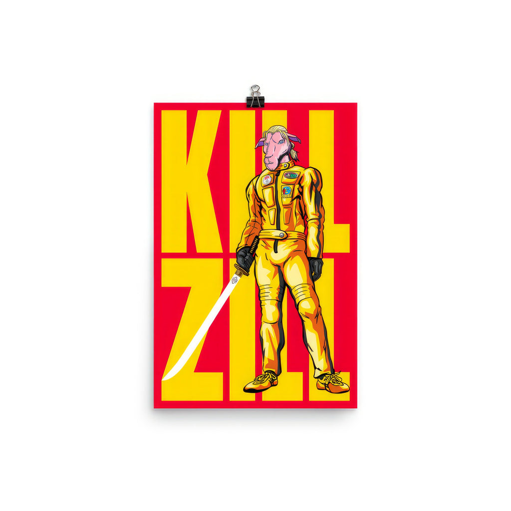 Kill Zill Art Print – Zillionaire Goat Club